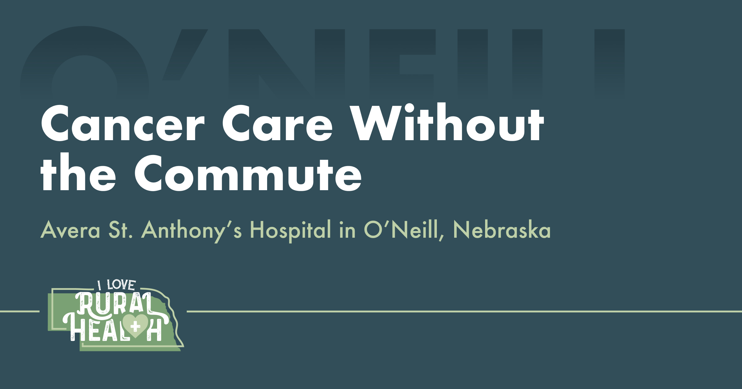 Avera St. Anthony’s Hospital - Nebraska Rural Health Campaign